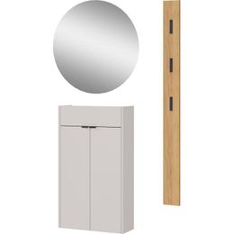 Germania Garderoben-Set &raquo;GW-Ameca&laquo; Set, 3 Stk. tlg. Spanplatte B/H/T: 90cmcm x 200cmcm x 22cmcm,mit Garderobenpaneel