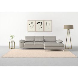 Sit & More sit&more Ecksofa &raquo;Cabrio L-Form, B: 295 cm, mit Sitztiefen-, Arm- & Kopfteilverstellung&laquo; 2 Nierenkissen, Federkern, optional Schlaffunktion und 