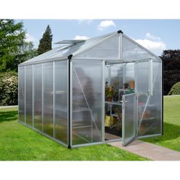 Vitavia Gew&auml;chshaus &raquo;Zeus 10000&laquo; silber B/H/T: 266cm x 399cm