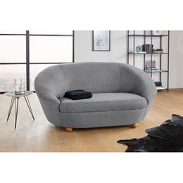LOOKS by Wolfgang Joop Sofa &raquo;LooksIV&laquo; Rundsofa, in vielen frischen Farben w&auml;hlbar blau 70% Polyester (recycelt), 30% Polyester B/H/T: 178cm x 82cm x 