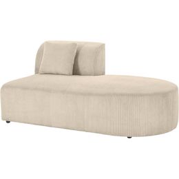 OTTO home Sofa-Eckelement &raquo;Alesund&laquo; als Einzelteile oder Modulteil beige Cord (100% Polyester);Filzoptik (100% Polyester) Cord, Armlehne rechts