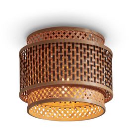 GOOD&MOJO Deckenleuchte &raquo;BHUTAN&laquo; E27 1 Stk. braun 1, &Oslash; 25cm H: 20cm, 1 Stk.