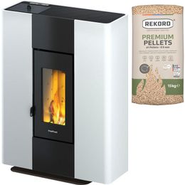 FreePoint Pelletofen &raquo;Roxy Stand&laquo; wei&szlig;