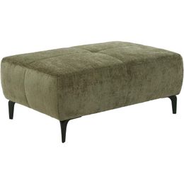 Jockenh&ouml;fer Hocker &raquo;Salo, B: 114 cm&laquo; im Retrolook mit Wellenunterfederung und frei im Raum stellbar gr&uuml;n Chenille: 100% Polyester B/H/T: 114cm x 46cm x 81cm, 