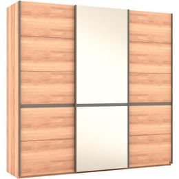 Musterring Schwebet&uuml;renschrank &raquo;Sorrent, Kleiderschrank, Schrank, Schiebet&uuml;ren&laquo; Teilmassiv Eiche, MADE IN GERMANY, T&uuml;ren in Eiche massiv mit Kassetten-Optik, 