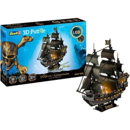Revell 3D-Puzzle &raquo;Black Pearl&laquo; mit LED bunt Schaumstoff Einheitsgr&ouml;&szlig;e