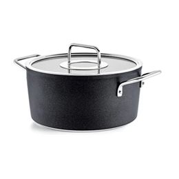 Fissler Kochtopf &raquo;Adamant &laquo; 1 Stk. tlg. Aluminium schwarz 4,9 l + &Oslash; 24cm + H&ouml;he 16cm