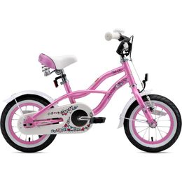 Bikestar Kinderfahrrad &raquo;Cruiser&laquo; 1 Gang rosa 20,6cm, 12 Zoll (30,48cm) Kinderfahrrad