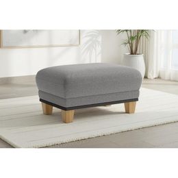 Sit & More sit&more Polsterhocker &raquo;Concept&laquo; mit Buchefu&szlig; in drei Farben zur Auswahl grau 100% Polyester B/H/T: 90cm x 46cm x 60cm, Soft clean,mit Fu&szlig; Buche 