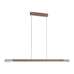 Paul Neuhaus Pendelleuchte &raquo;HOOP&laquo; LED-Board 1 Stk. Warmwei&szlig; LED, dimmbar, Simply Dim, Memory, nach Trennung vom Netz, Comfort Lift braun 1, H: 5cm, 1 Stk.