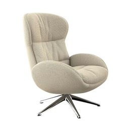 FLEXLUX Relaxsessel &raquo;Haze, hervorragender Komfort, Alu Fu&szlig;, organisches Design, ergonomisch&laquo; Fernsehsessel, R&uuml;ckenteilverstellung, drehbar, Fu&szlig; Alu 
