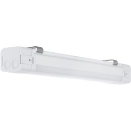 Paco Home Wandleuchte &raquo;KAYA&laquo; Farbwechsler LED Feuchtraumleuchte Werkstattlampe Kellerlampe IP65 Wasserfest wei&szlig; H: 7,1cm