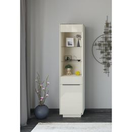 set one by Musterring Standvitrine &raquo;Reno&laquo; 1 Stk. tlg. Mit Sockel in diversen Farben, 193 cm H&ouml;he & Farbauswahl Glas, Holzwerkstoff kaschmirmatt lack, 