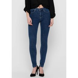 Only Damen Only Skinny-fit-Jeans &raquo;ONLPOWER LIFE MID PUSH UP&laquo; blau XS (34), L&auml;nge 32