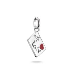 Thomas Sabo Damen Thomas Sabo Charm-Einh&auml;nger &raquo;Charm Liebesbrief-Design - Connect&laquo; bunt Einheitsgr&ouml;&szlig;e