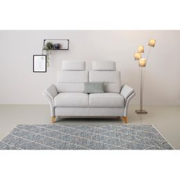 OTTO home 2-Sitzer &raquo;Westerland&laquo; Federkern-Polsterung. wahlweise mit Armlehnfunktion silber 98% Polyester 2% Polyamid B/H/T: 166cm x 90cm x 89cm, 