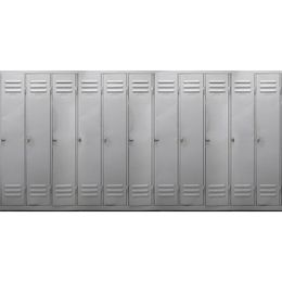 ARCHITECTS PAPER Fototapete &raquo;Wardrobe&laquo; Vlies, Wand, Schr&auml;ge grau Vlies B/L: 5m x 2,5m