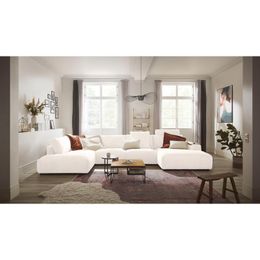 Musterring Wohnlandschaft &raquo;Lucia bequem und viel Platz, U-Form&laquo; Verschiedene Farben, Cord-Bezug, Gesamtbreite 434 cm wei&szlig; B/H/T: 434cm x 81cm x 204cm, Cord, 