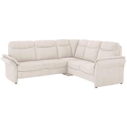 Home Affaire Ecksofa &raquo;Tahoma L-Form&laquo; mit Armlehnfunktion, optional Schlaffunktion, Schublade & Relax beige B/H/T: 251cm x 103cm x 231cm, Luxus-