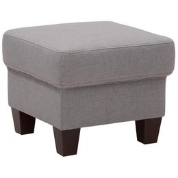 OTTO home Polsterhocker &raquo;Arngast&laquo; passend zur &raquo;Arngast&laquo;-Serie grau Luxus-Microfaser (100% Polyester);Struktur fein, (100% Polyester);Luxus-Microfaser 