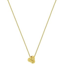 Amor Damen Kette mit Anh&auml;nger &raquo;Knoten-Optik&laquo; gold Silber 925 (Sterlingsilber), L: 45 B: 1,2mm