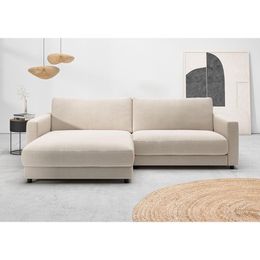 Home Affaire Ecksofa &raquo;Ecksofa Jiro, L-Form, gro&szlig;e Sitztiefe, Breite 265 cm&laquo; lose Sitz- & R&uuml;ckenkissen, weicher Polsteraufbau, komfortabel & modern 100