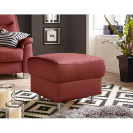 Sit & More sit&more Hocker &raquo;Boccaccio&laquo; orange Kunstleder SOFTLUX ;Luxus-Microfaser (90% Polyester, 10% Polyamid);Flachgewebe (100% Polyester) B/H/T: 58cm x 46cm 