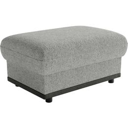 Sit & More sit&more Polsterhocker &raquo;Cordoba&laquo; modernes Design grau 100% Polyester B/H/T: 92cm x 46cm x 63cm, Chenille
