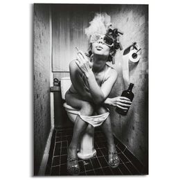 Reinders Deco-Panel &raquo;Toiletten Business&laquo; schwarz Holzwerkstoff B/H/T: 60cm x 90cm x 2cm