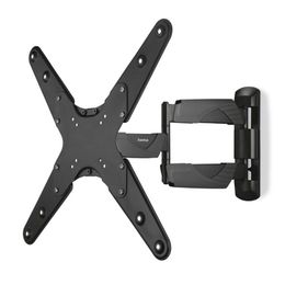 Hama TV-Wandhalterung &raquo;Wandhalterung (schwenkbar, neigbar, ausziehbar, 32"- 65", VESA400x400)&laquo; bis 165 cm Zoll schwarz Stahl Einheitsgr&ouml;&szlig;e