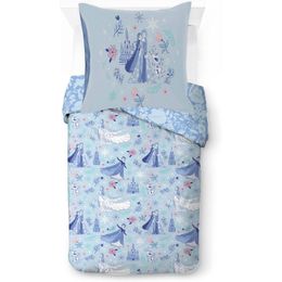 Disney Kinderbettw&auml;sche &raquo;Frozen Magical Moment&laquo; 2 100% Baumwolle Linon, Obermaterial: 100% Baumwolle B/L: 135cm x 200cm, 1 Stk., 1 Stk., Linon, B/L: 80cm x 