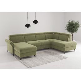 Sit & More sit&more Wohnlandschaft &raquo;Glendale, U-Form&laquo; inkl. Kopfteilverstellung,wahlweise mit Vorziehsitz und Bettkasten 100% Polyester B/H/T: 321cm x 84cm x 