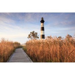 papermoon Fototapete &raquo;Bodie Island Lighthouse&laquo; glatt bunt Vlies B/L: 5m x 2,8m, Bahnen: 10 Stk.