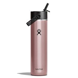 Hydro Flask Trinkflasche &raquo;24 OZ Lightweight Wide Flex Straw, 710 ml&laquo; rosa Edelstahl 710ml
