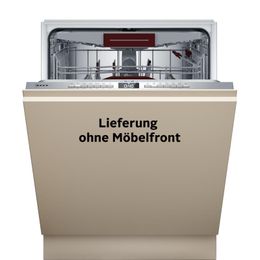 Neff vollintegrierbarer Geschirrsp&uuml;ler &raquo;S155ECX15E&laquo; 14 Ma&szlig;gedecke Mit 3-fach Rack Matic, Automatische T&uuml;r&ouml;ffnung f&uuml;r mehr Effizienz silber Time Light: