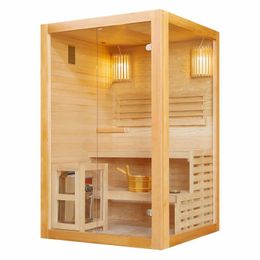 Sanotechnik Sauna &raquo;PANORAMA&laquo; braun Saunaofen, integrierte Steuerung, 3,5 kW
