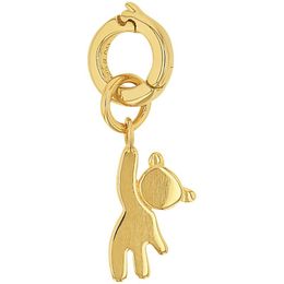 Amor Damen Charm-Einh&auml;nger &raquo;Teddyb&auml;r&laquo; gold Einheitsgr&ouml;&szlig;e