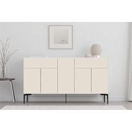 OTTO home Sideboard &raquo;Sky45&laquo; Kommode, Lackiert mit wasserbasiertem UV-Lack, Breite 150 cm beige Holzwerkstoff, MDF B/H/T: 150cm x 83cm x 47cm, Breite 