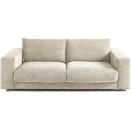 3C Candy 2-Sitzer &raquo;Enisa softig und legeres Big-Sofa, bequem und komfortabel&laquo; Zeitloses und stylisches Loungem&ouml;bel, in Breitcord beige 88% Polyester, 