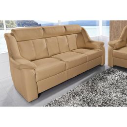 Sit & More sit&more 3-Sitzer &raquo;Basel&laquo; braun Altara Nubuck , Luxus-Microfaser (100% Polyester);PRIMABELLE -Microfaser, Luxus-Microfaser (100% Polyester);SOFTLUX -