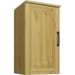Home Affaire H&auml;ngeschrank &raquo;Meliss&laquo; aus massiver Kiefer, Breite 40 cm, Soft-Close-Funktion Massivholz natur, B/H/T: 40cm x 75cm x 36cm, T&uuml;ren: 1 Stk.