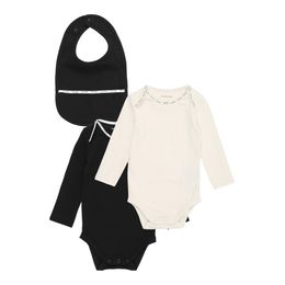 Calvin Klein Jeans Set: Body und L&auml;tzchen Jungen Gr&ouml;&szlig;e 56 schwarz / wei&szlig;