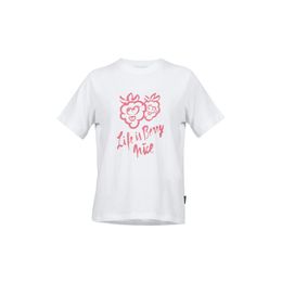 Kleinigkeit T-Shirt 'Big Berry' Damen Gr&ouml;&szlig;e XL pink / wei&szlig;