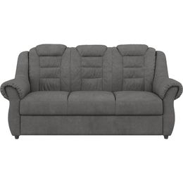 OTTO home 3-Sitzer &raquo;Boston&laquo; Sofa mit hoher R&uuml;ckenlehne grau 100% Polyester B/H/T: 196cm x 102cm x 101cm, Struktur soft