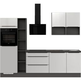 IMPULS K&Uuml;CHEN K&uuml;che &raquo;"Madrid", Ausrichtung w&auml;hlbar, Schubk&auml;sten mit Soft-Close,&laquo; vormontiert, wahlweise mit E-Ger&auml;ten, mit Vollauszug, Breite 280 cm 