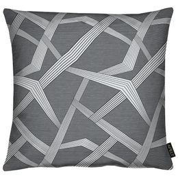 Apelt Dekokissen &raquo;Domino&laquo; grau Polyester B/L: 45cm x 45cm, 1 Stk.