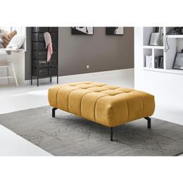 Die PlanBar Sitzhocker &raquo;MP-IN18022&laquo; gelb 100% Polyester B/H/T: 126cm x 42cm x 76cm, Chenille