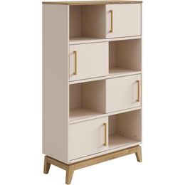 Paidi Standregal &raquo;STIENE in Beige oder Grau, 8 F&auml;cher, 4 Schiebet&uuml;ren mit Soft-Close&laquo; B/H/T ca. 95/161/40cm, modernes und langlebiges Regal mit 