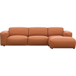 FLEXLUX Ecksofa &raquo;Lucera bequem und komfortabel durch hochwertigen Sitzaufbau, L.Form&laquo; modern & anschmiegsam, Kaltschaum, Stahl-Wellenunterfederung 