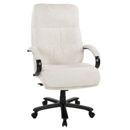 Duo Collection Chefsessel &raquo;Chefsessel Federico 180 kg&laquo; () Federkern, bis 180 kg beige 100% Polyester B/H/T: 83cm x 115cm x 70cm, Cord